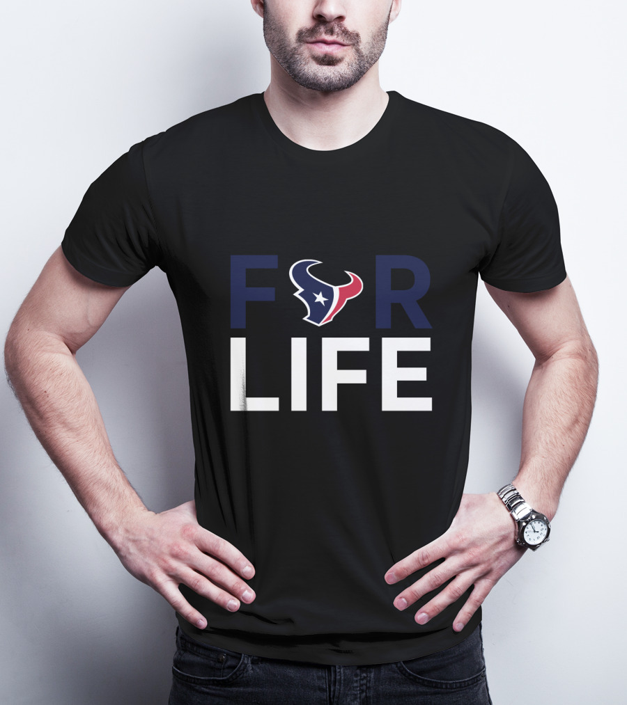Houston Texans Fan Commitment For Life T-Shirt