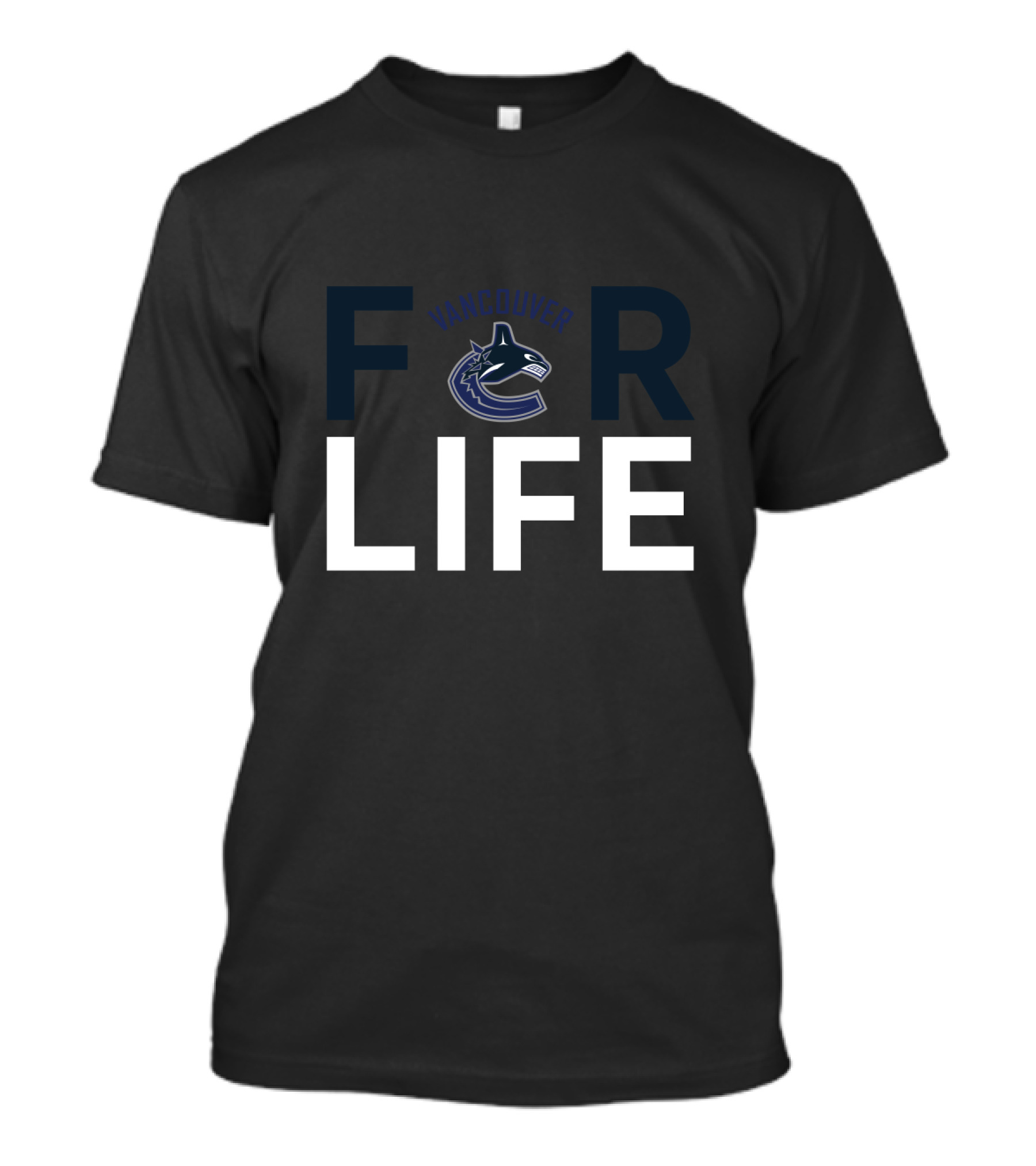 Vancouver Canucks For Life Fan Spirit T-Shirt