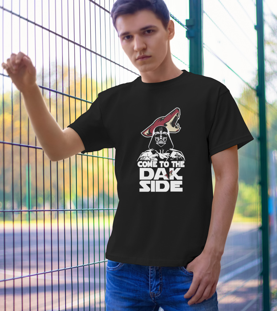 Darth Vader Come To The Dark Side Arizona Coyotes Fans T-Shirt