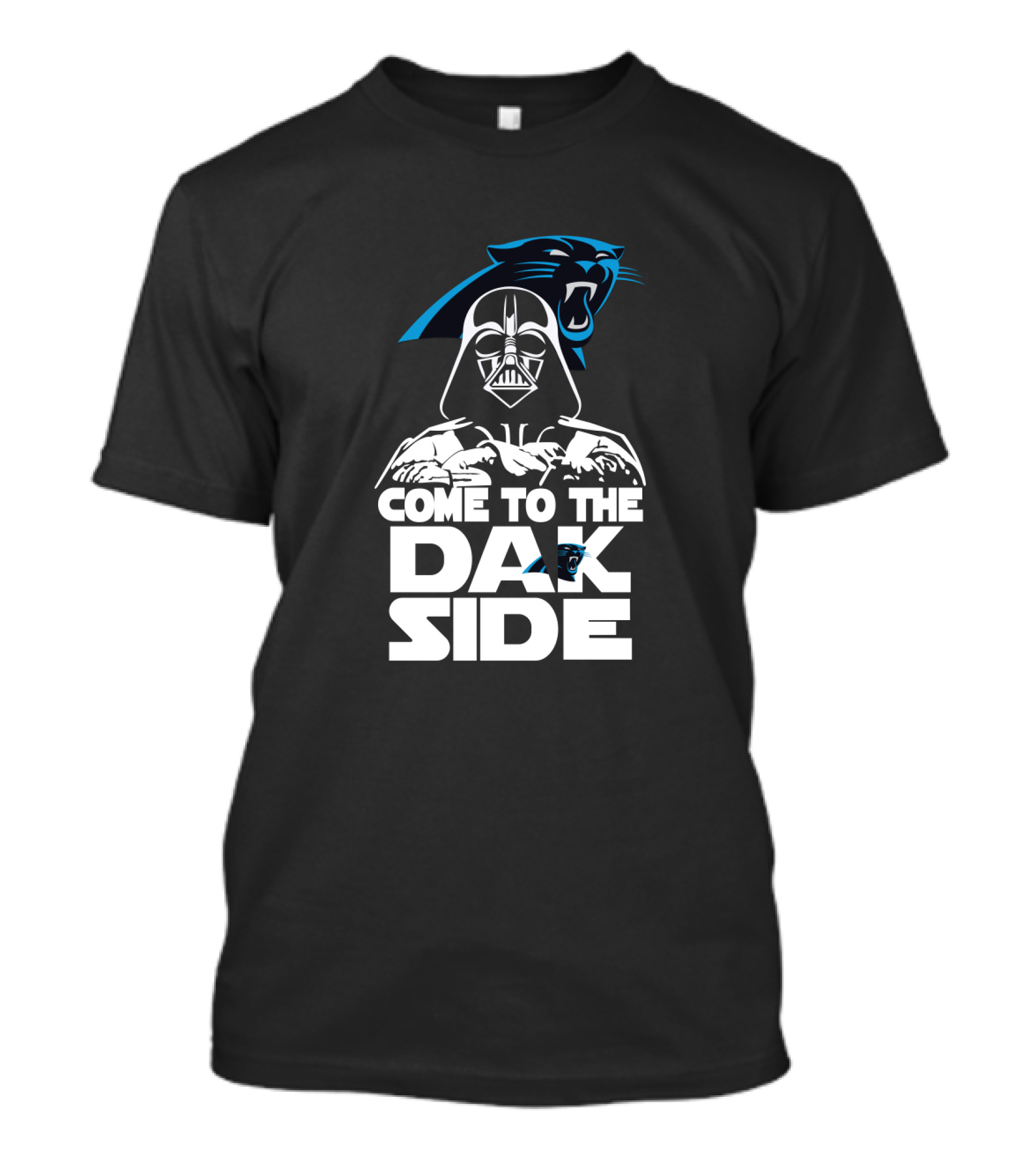 Come To The Dak Side Darth Vader Carolina Panthers Fans T-Shirt