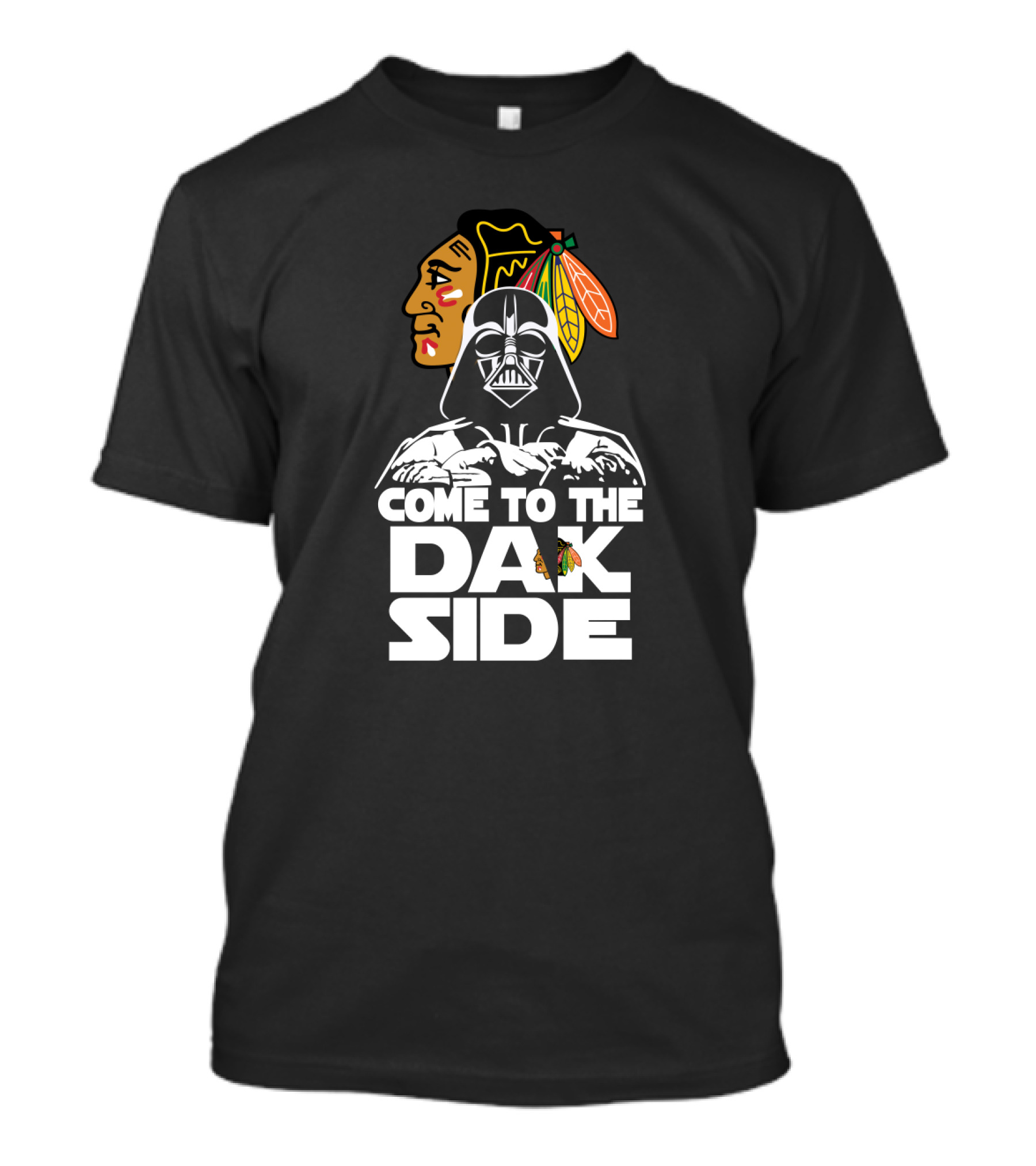 Come To The Dark Side Darth Vader Chicago Blackhawks Fan T-Shirt