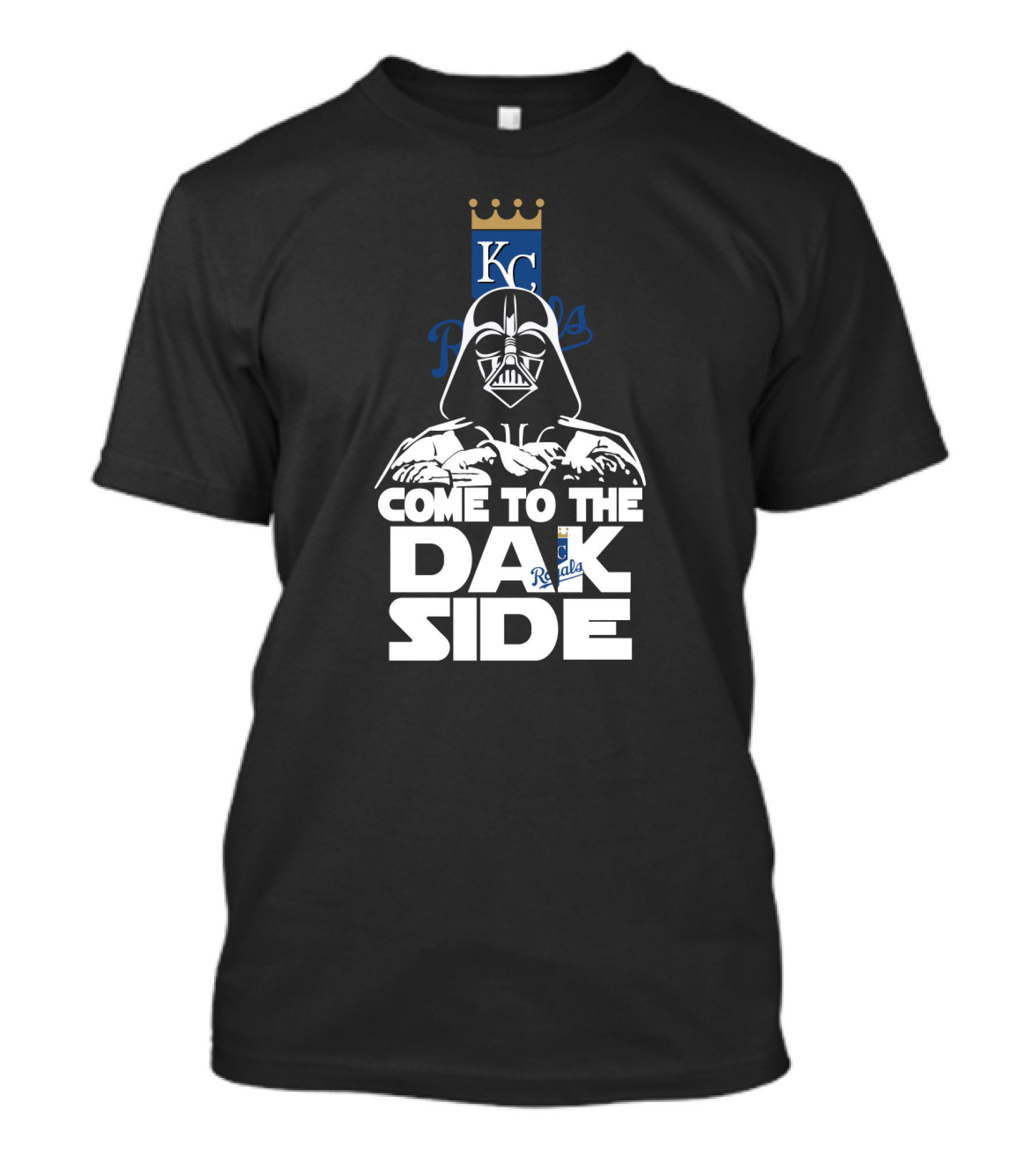 Darth Vader Come To The Royals Dark Side Kansas City Fans T-Shirt
