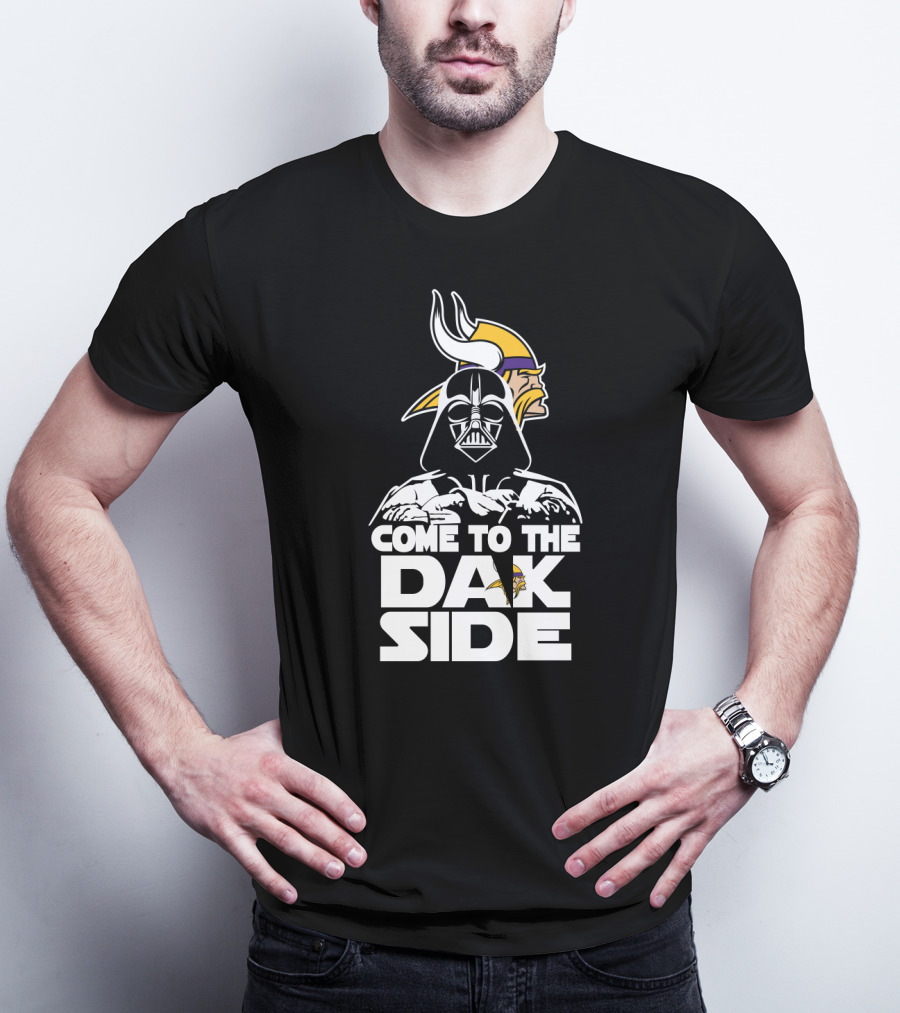 Come To The Dark Side Minnesota Vikings Fans Darth Vader T-Shirt