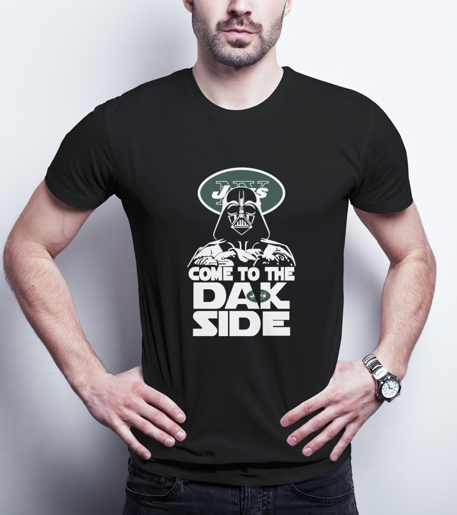 Jets Darth Vader Come To The Dark Side T-Shirt