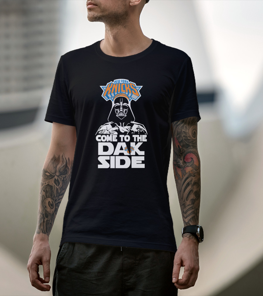 New York Knicks Come To The Dark Side Darth Vader T-Shirt