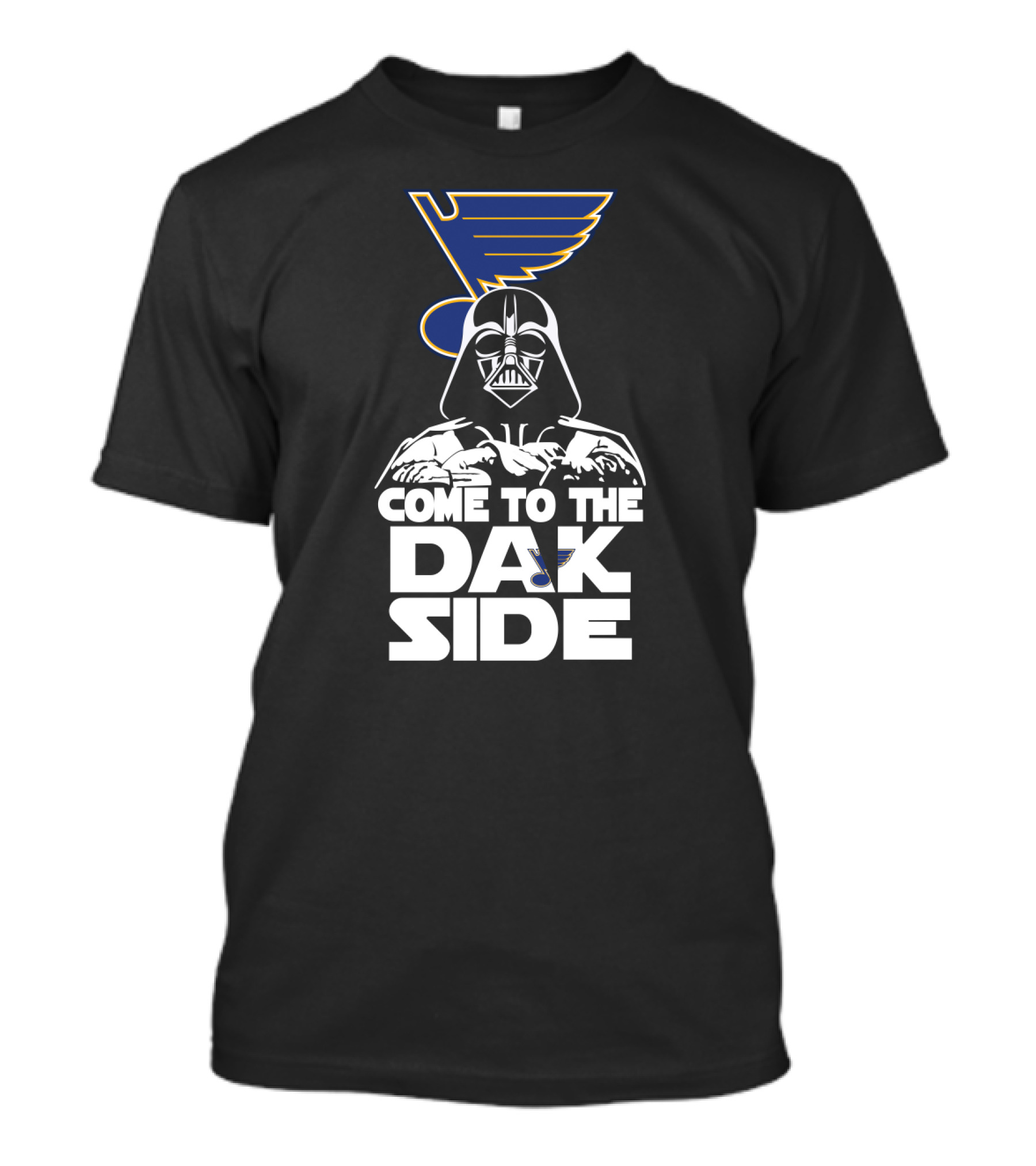 Come To The Dark Side Darth Vader St. Louis Blues Crossover Fans T-Shirt