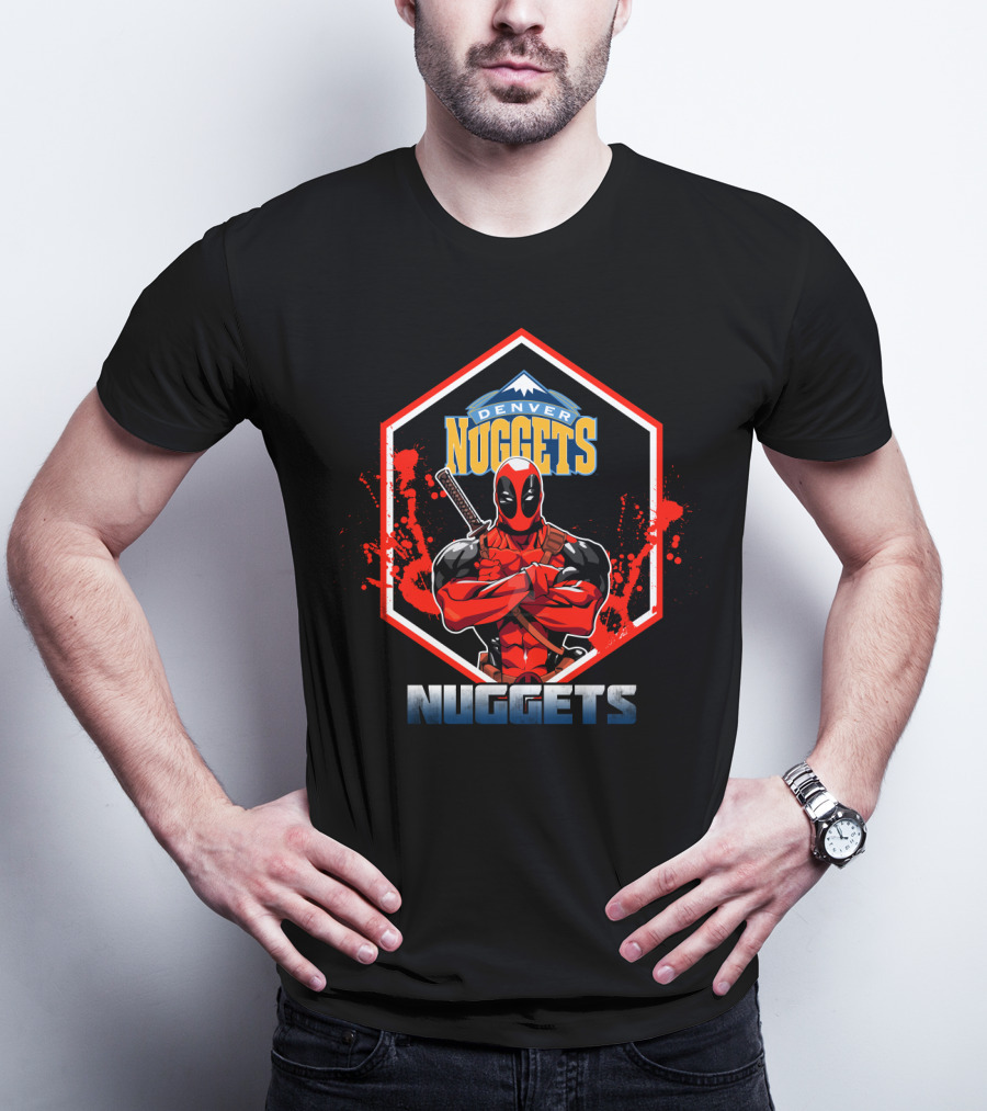 Denver Nuggets Deadpool Collaboration Fan Favorite T-Shirt