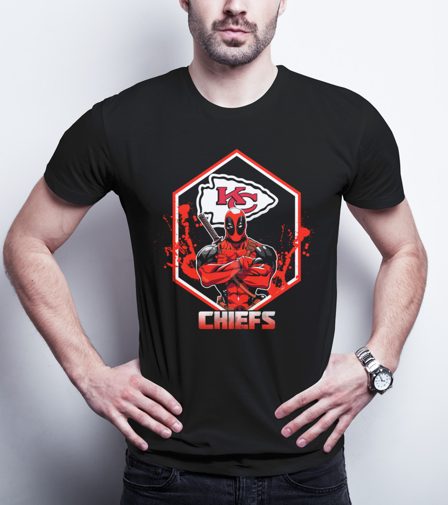 Deadpool Chiefs Kc Fans T-Shirt