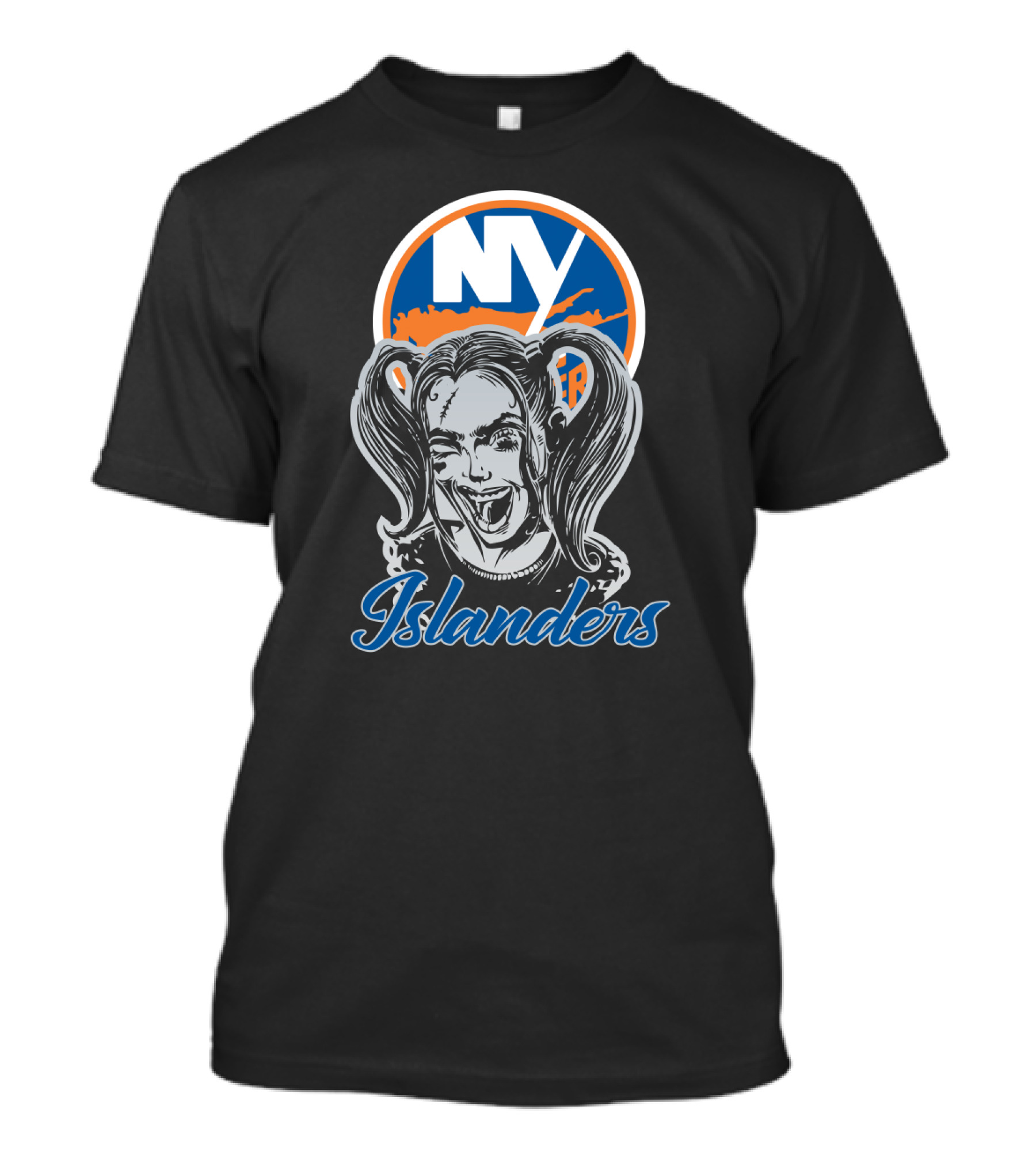 Ny Islanders Harley Quinn Mashup T-Shirt