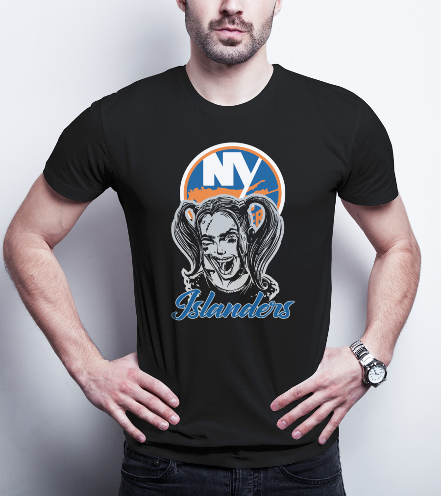 Ny Islanders Harley Quinn Mashup T-Shirt