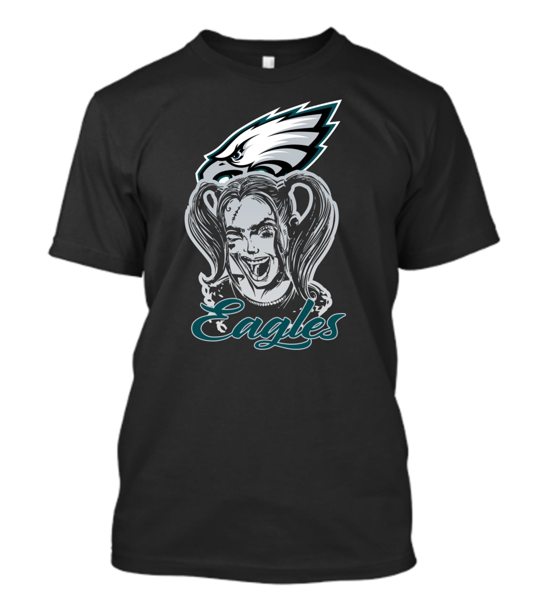 Harley Quinn Philadelphia Eagles Fans Eagles T-Shirt