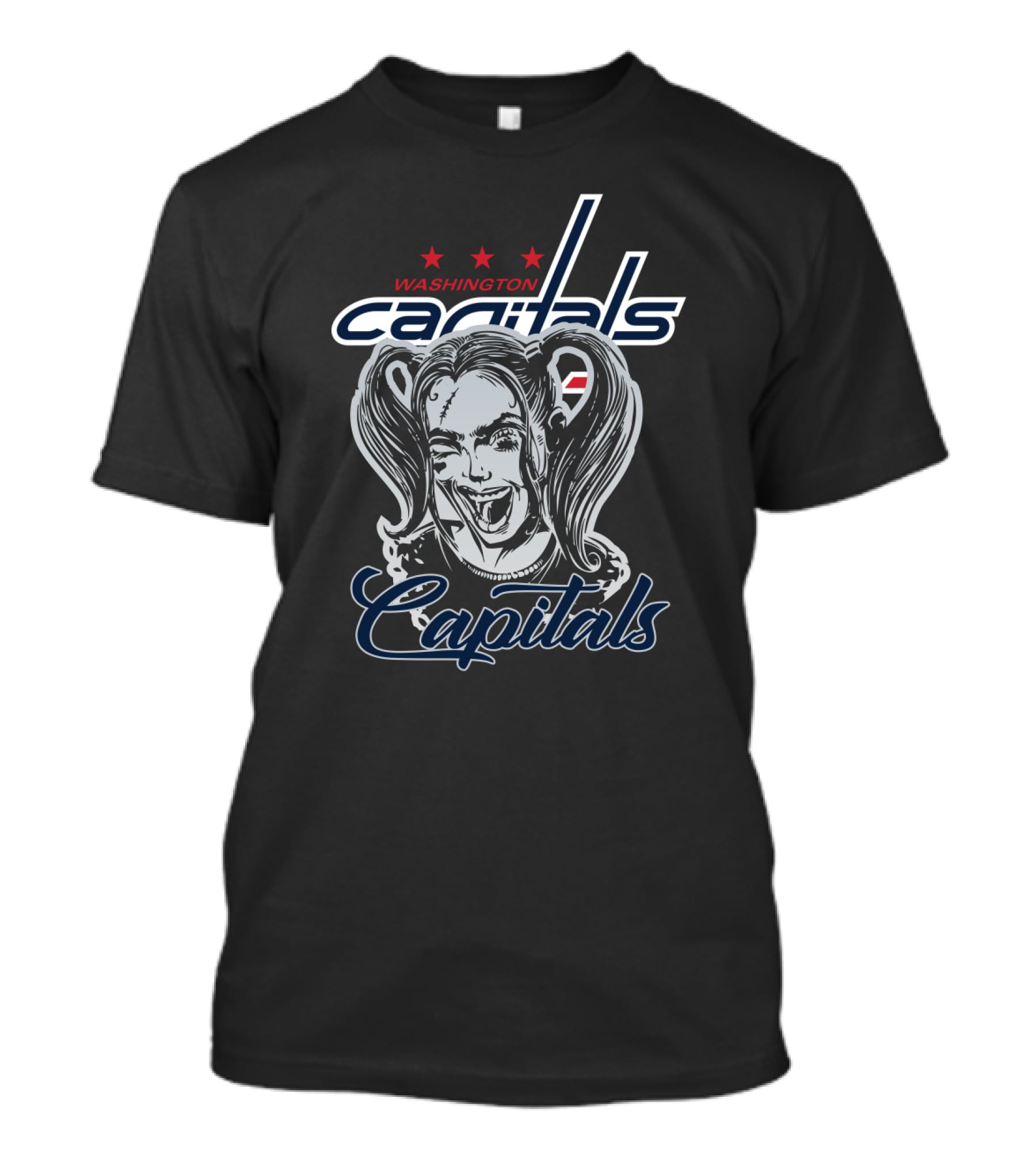 Washington Capitals Harley Quinn Fans T-Shirt