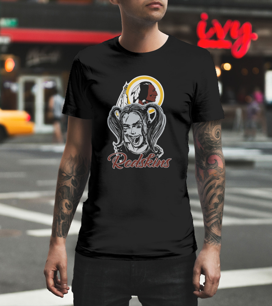 Redskins Fans Harley Quinn T-Shirt