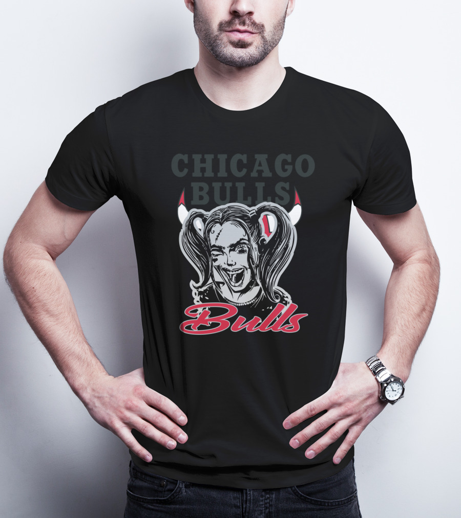 Harley Quinn Chicago Bulls T-Shirt