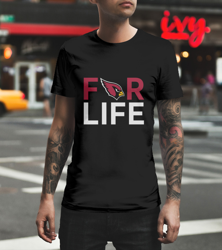 For Life Arizona Cardinals Fan Loyalty T-Shirt
