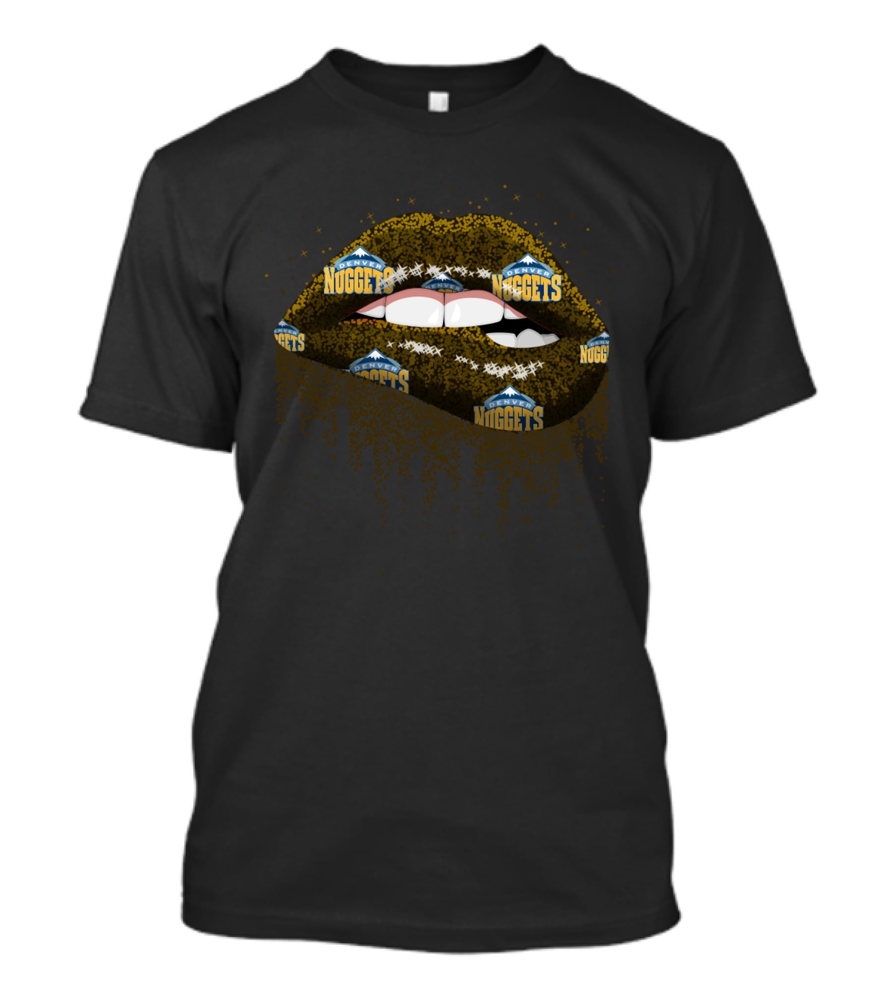 Denver Nuggets Lips Fan Shirt Nba T-Shirt