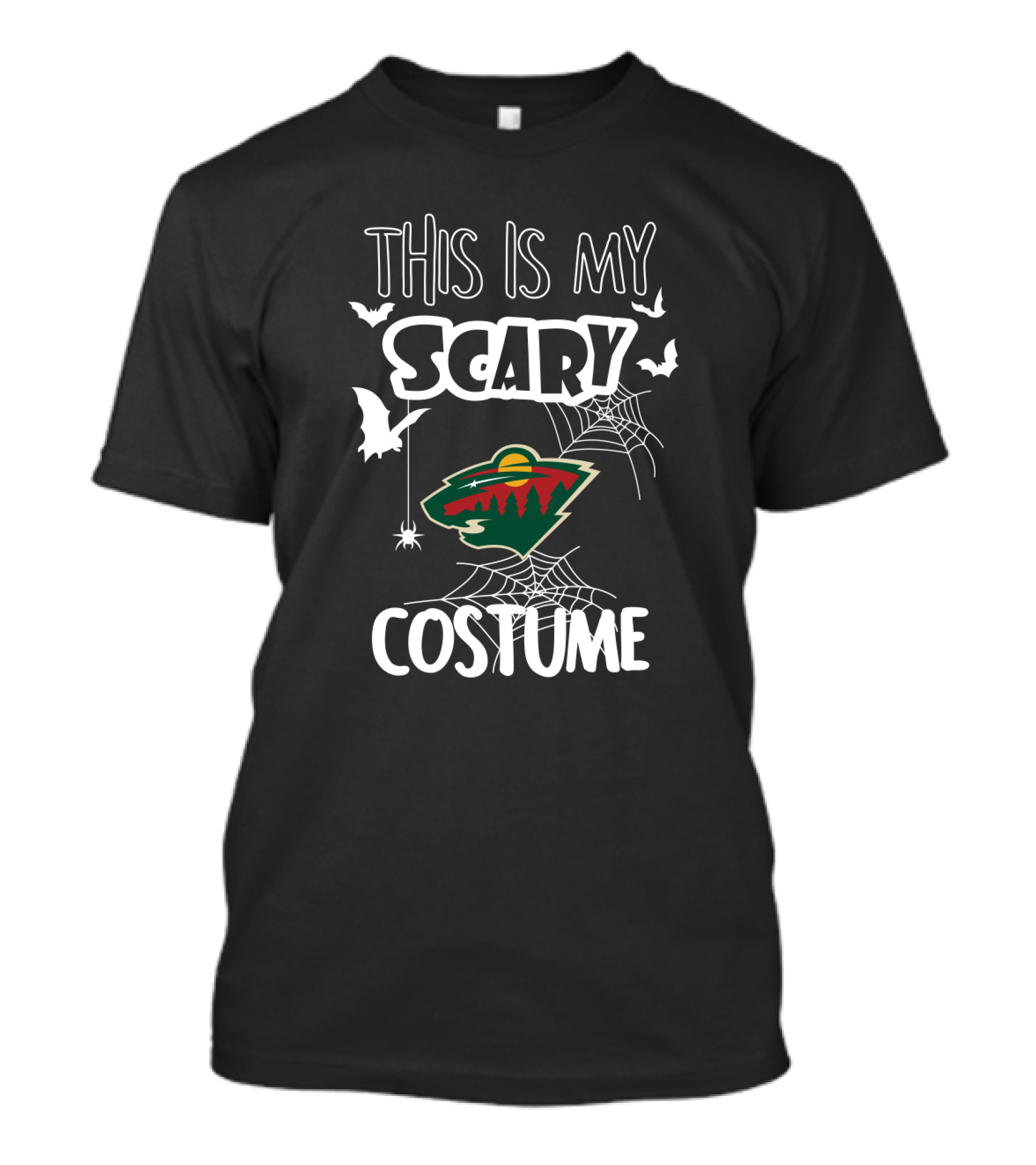 This Is My Scary Costume Minnesota Wild Halloween T-Shirt