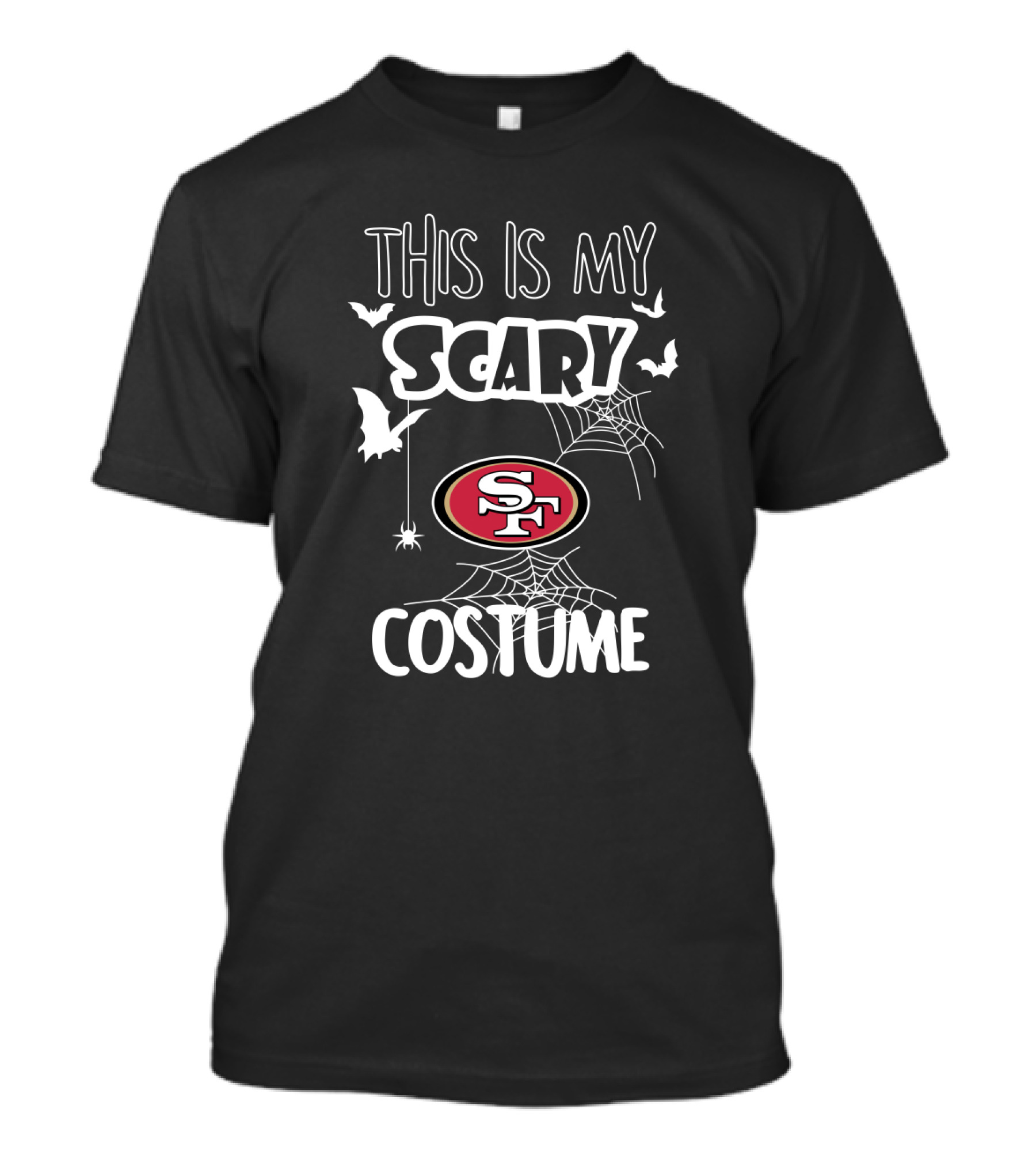 San Francisco 49ers Halloween Scary Costume T-Shirt