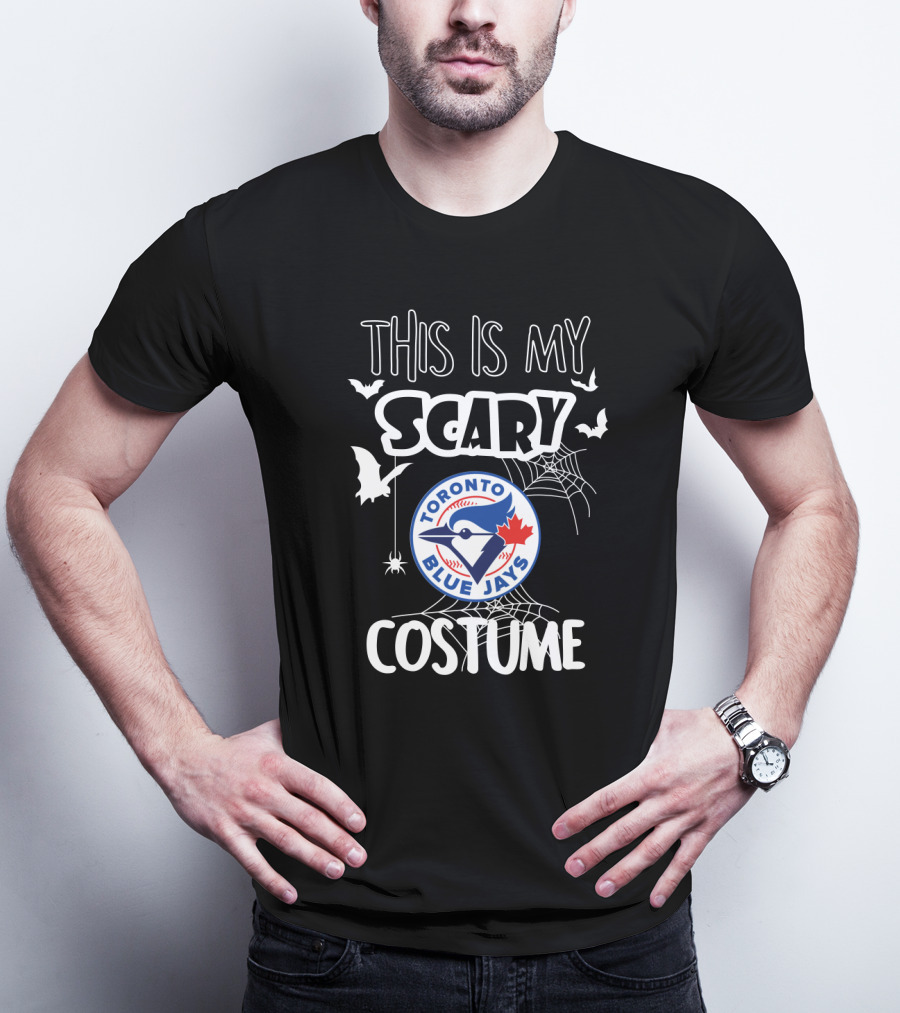 This Is My Scary Costume Toronto Blue Jays Halloween T-Shirt