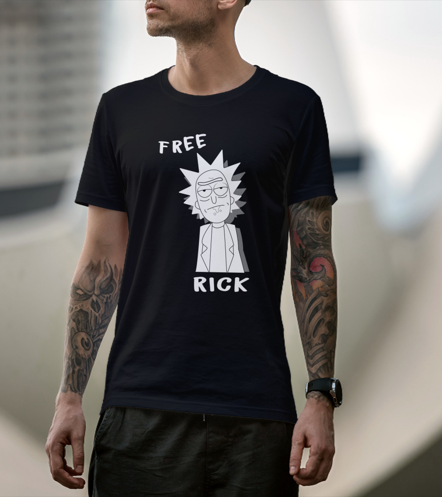 Rick And Morty Fans Unite For Free Rick Movement T-Shirt
