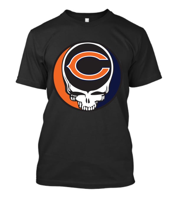 Grateful Dead Chicago Bears Skull T-Shirt