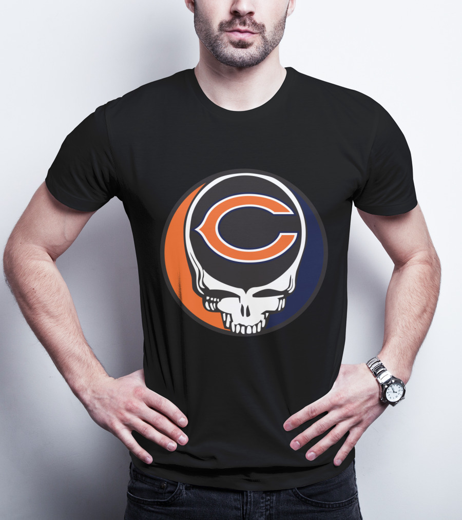 Grateful Dead Chicago Bears Skull T-Shirt
