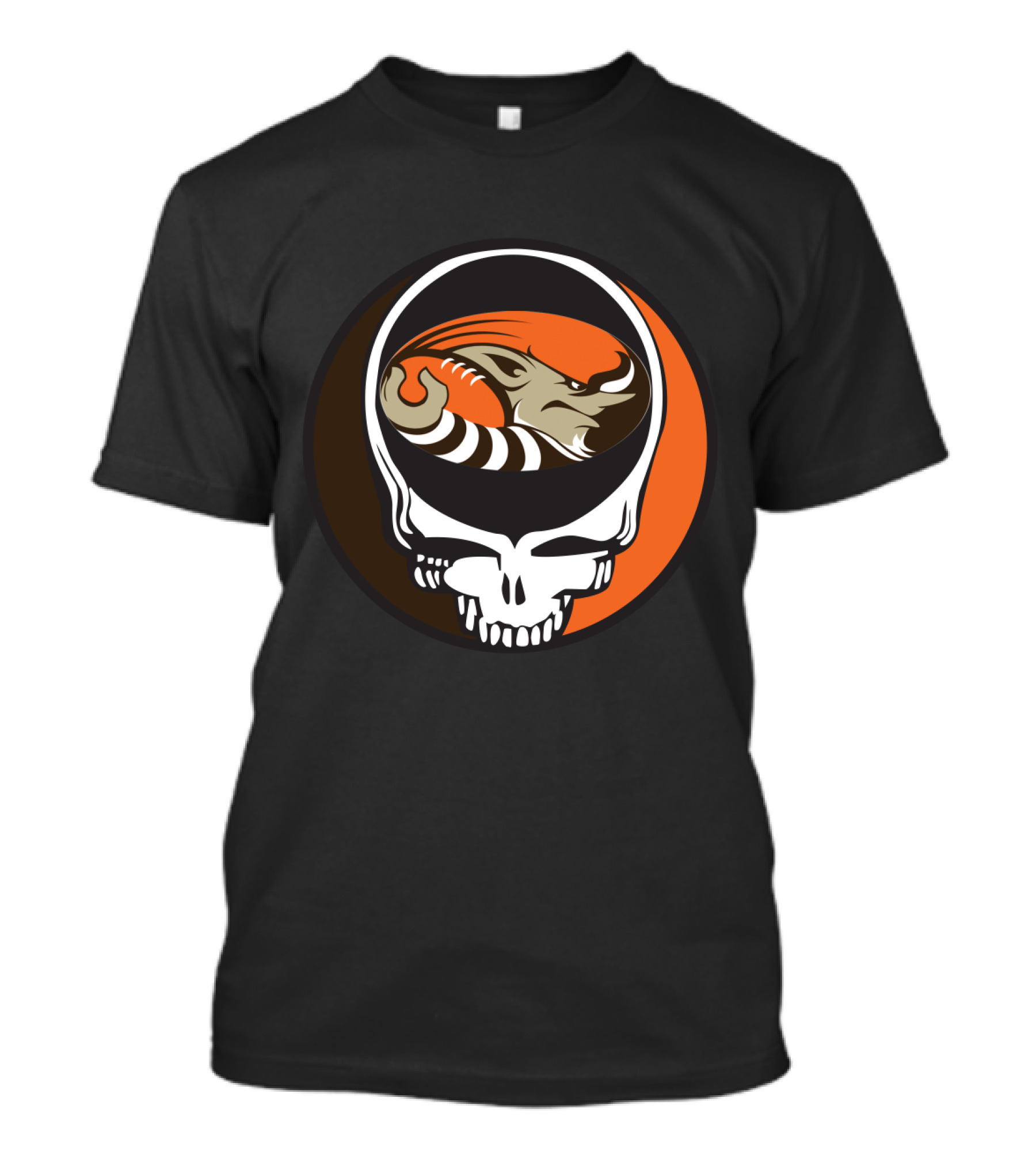Grateful Dead Steal Your Face Cleveland Browns Football Enthusiast T-Shirt