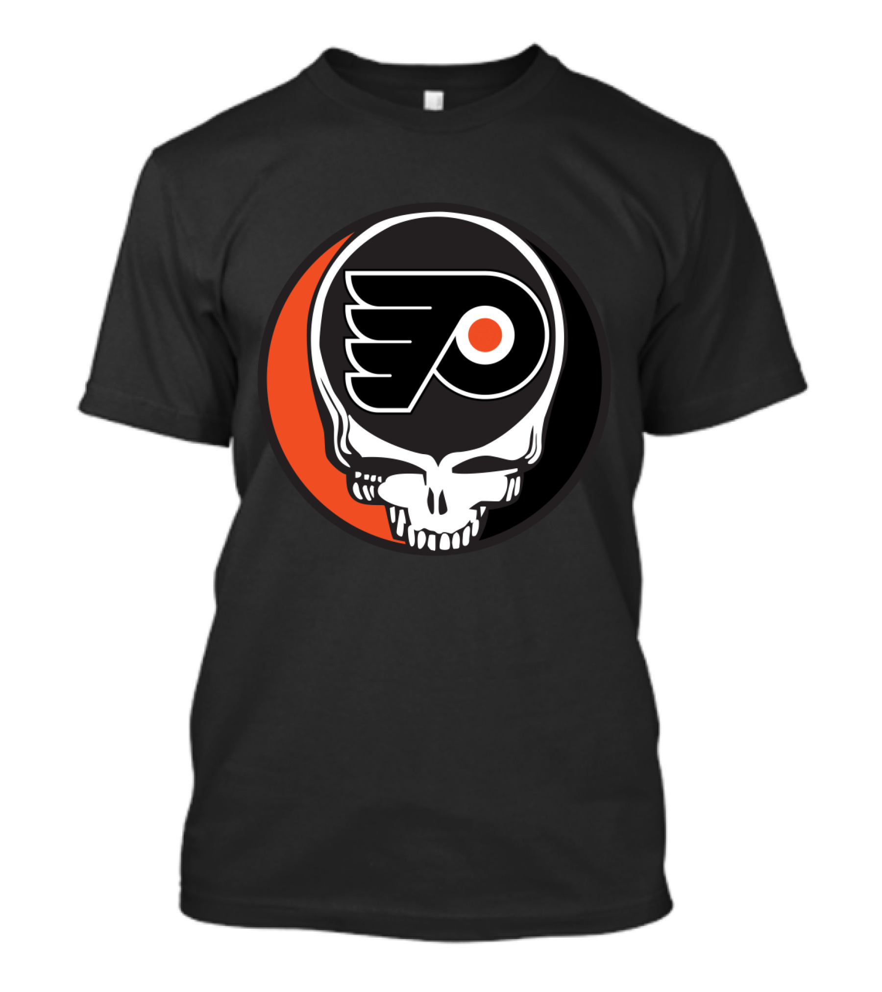 Philadelphia Flyers Grateful Dead Skull T-Shirt