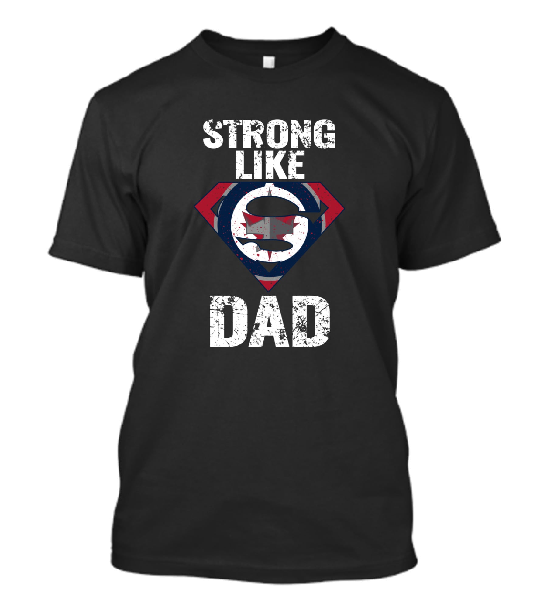 Strong Like Dad Winnipeg Jets Super Dad T-Shirt