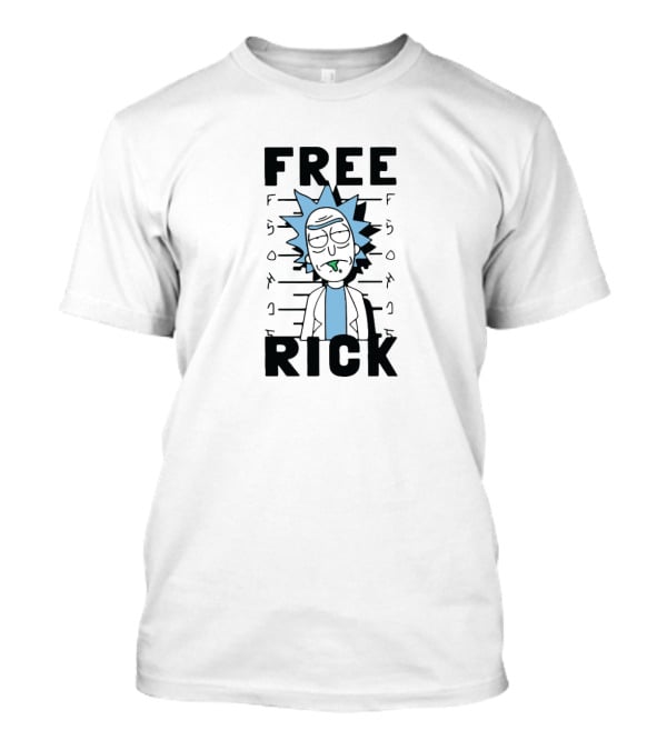 Rick And Morty Free Rick Mugshot T-Shirt
