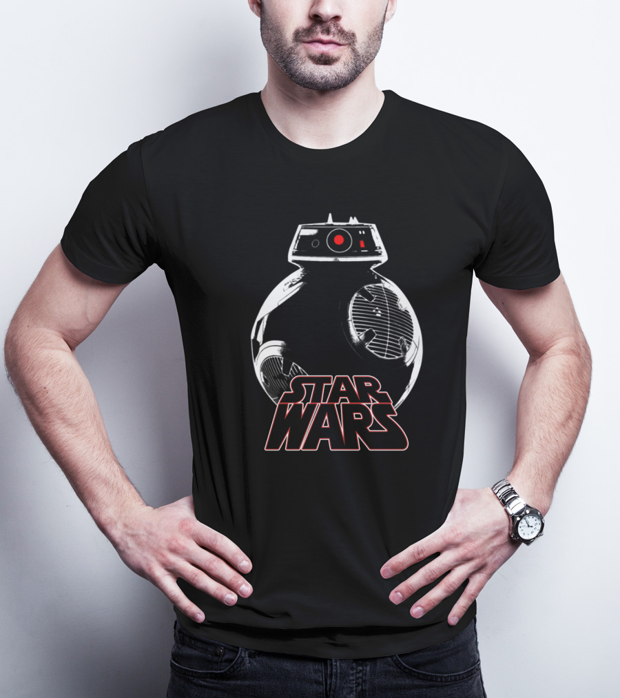 Star Wars BB-9E Droid Monochrome T-Shirt
