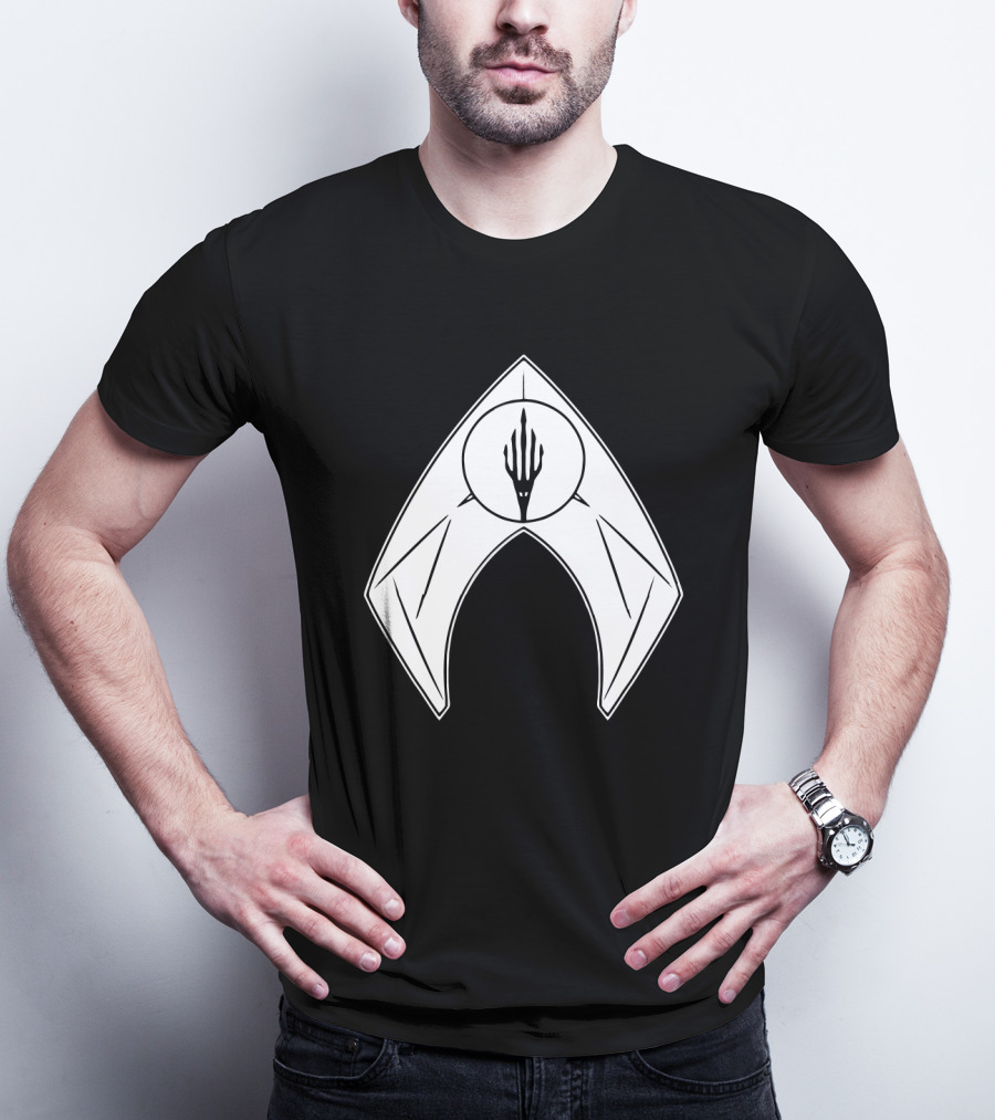 Aquaman Trident Symbol Superhero Icon T-Shirt