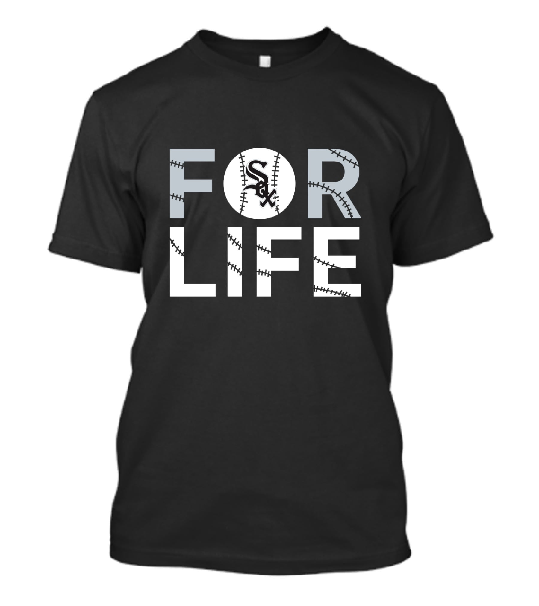 Chicago White Sox Baseball Stitch For Life T-Shirt