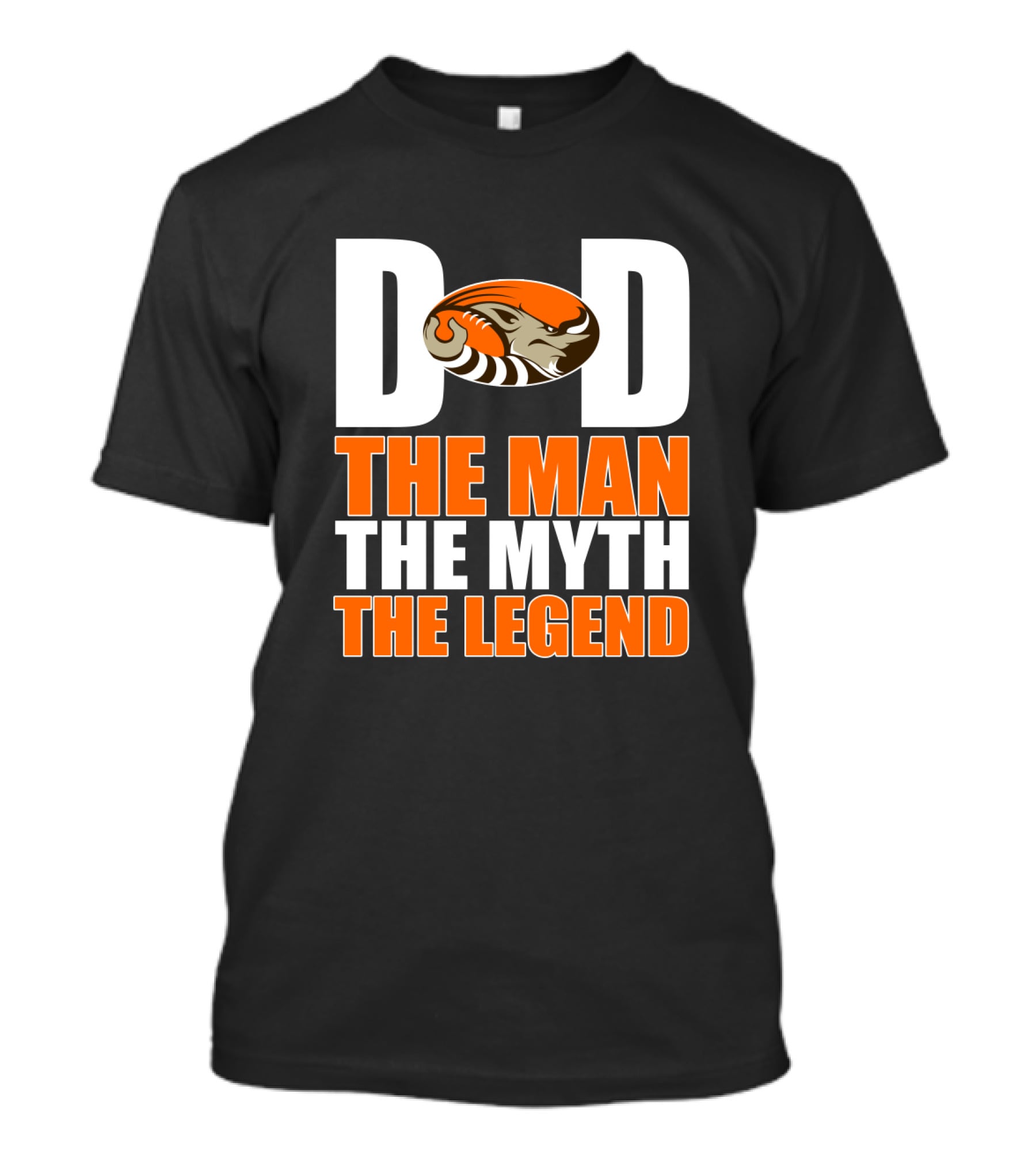 Cleveland Browns Dad The Man The Myth The Legend Father's Day Gift T-Shirt