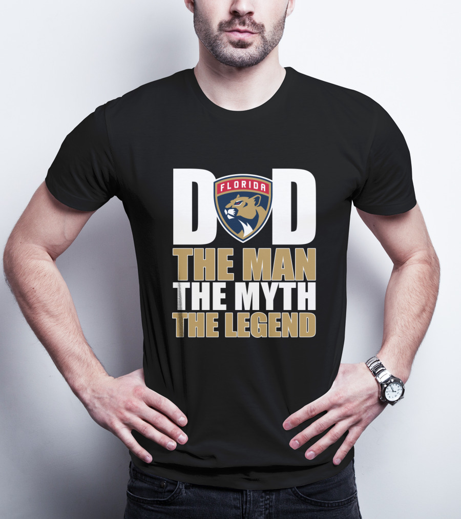 Florida Panthers Dad The Man The Myth The Legend T-Shirt