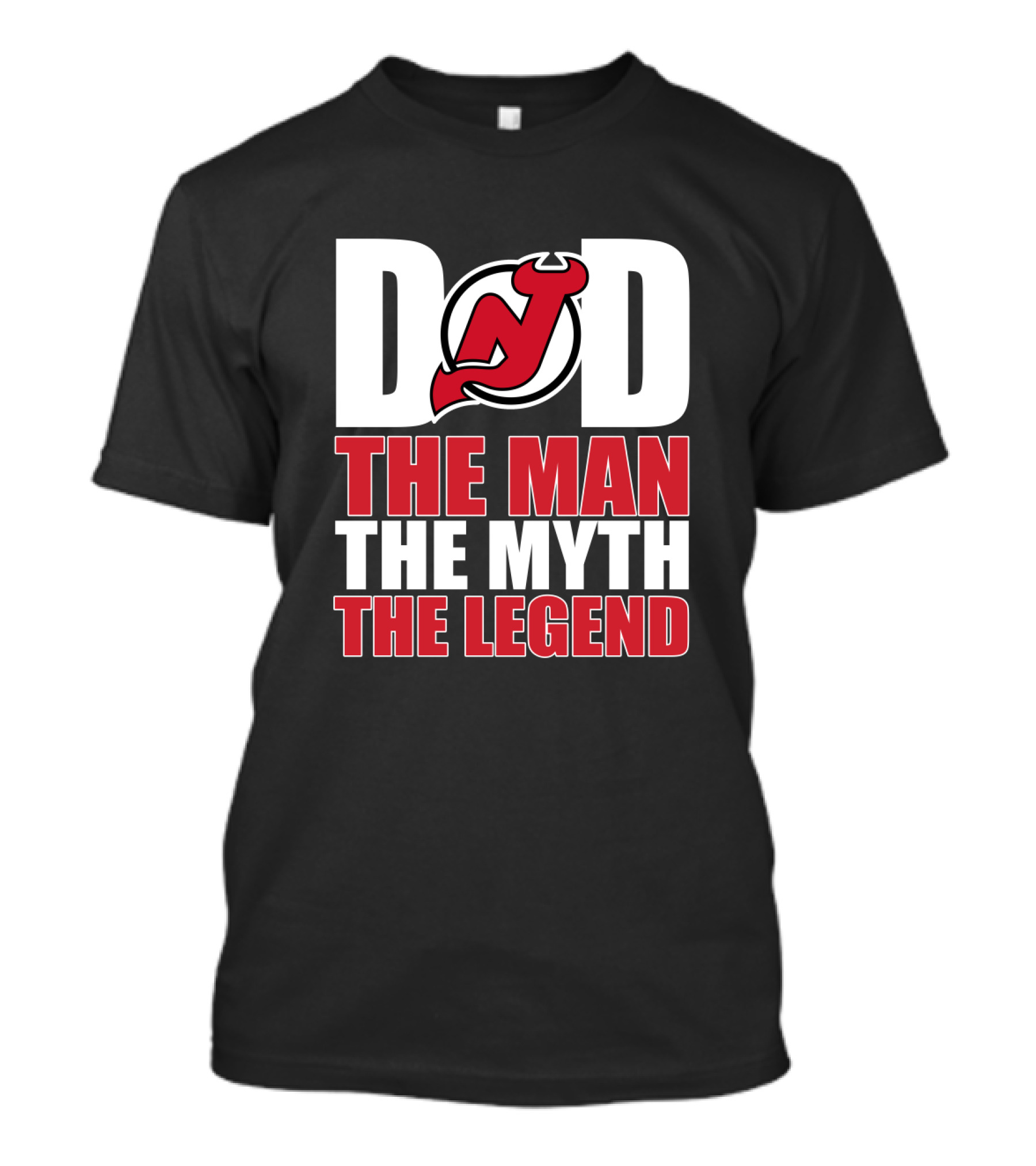 New Jersey Devils Dad The Man The Myth The Legend T-Shirt