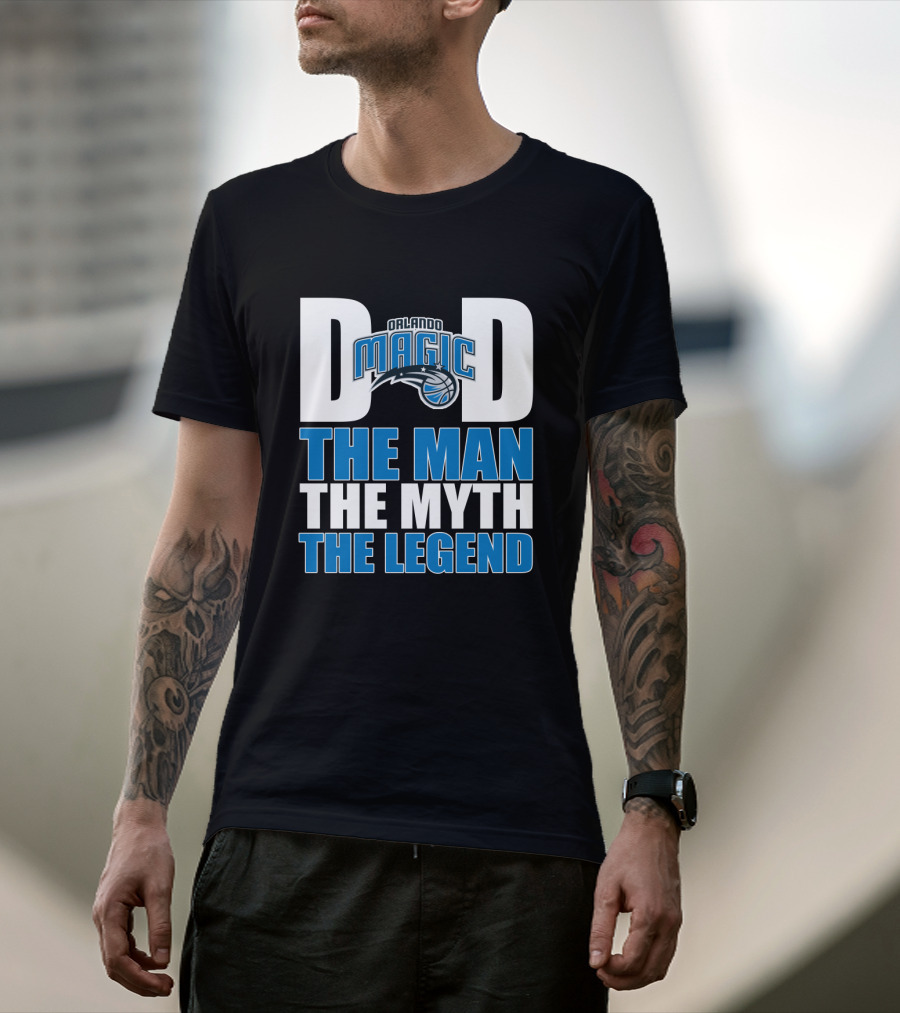 Orlando Magic Dad The Man The Myth The Legend Father's Day T-Shirt