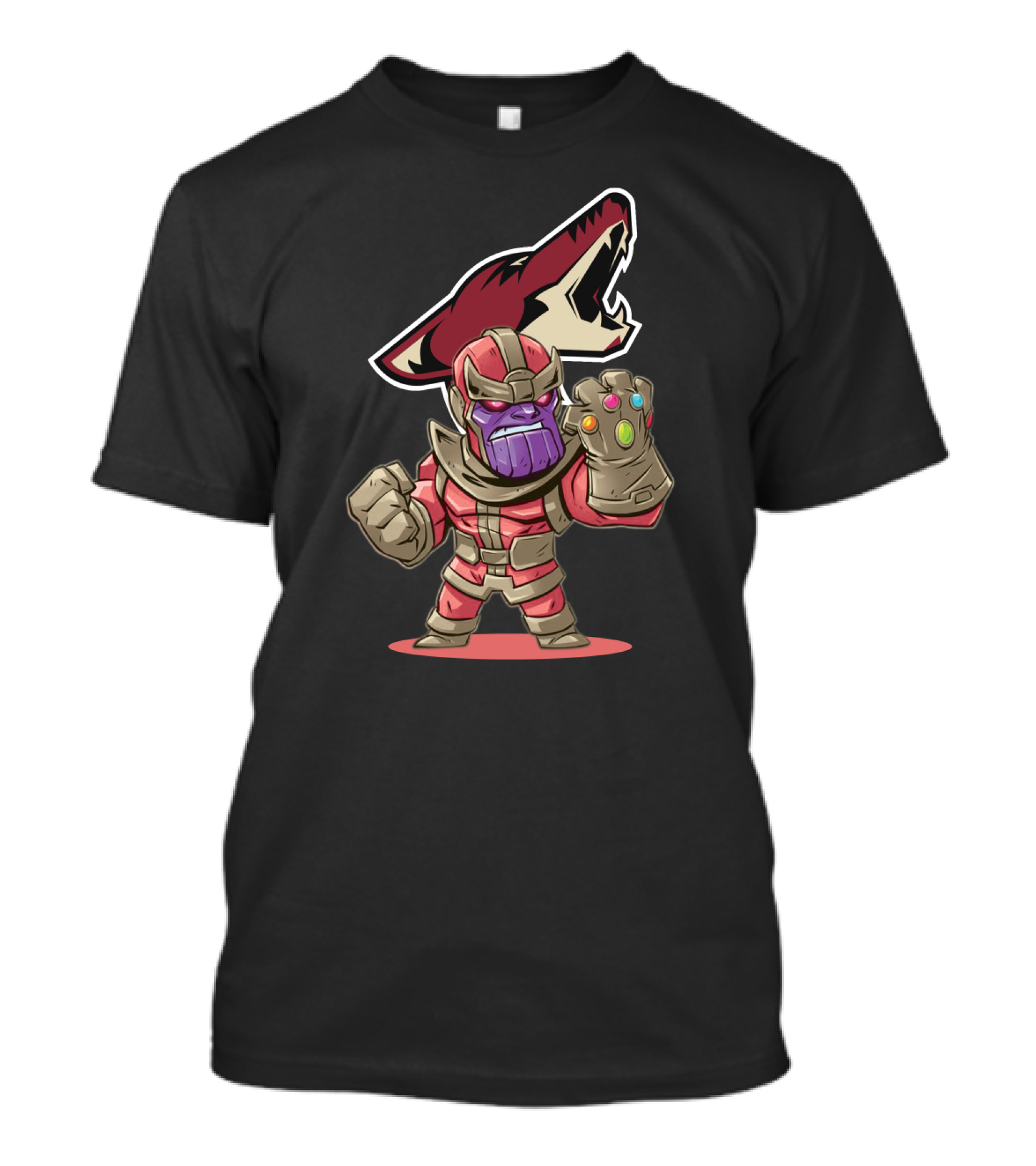 Arizona Coyotes Fans Marvel Thanos Mashup T-Shirt
