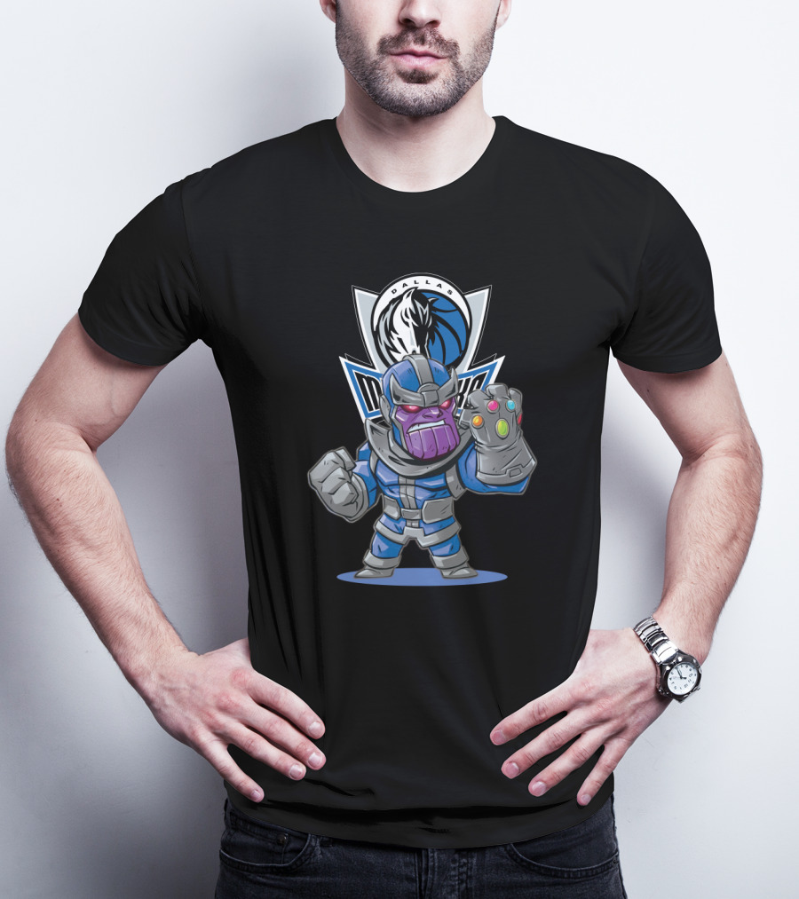 Dallas Mavericks Thanos Fans Crossover T-Shirt