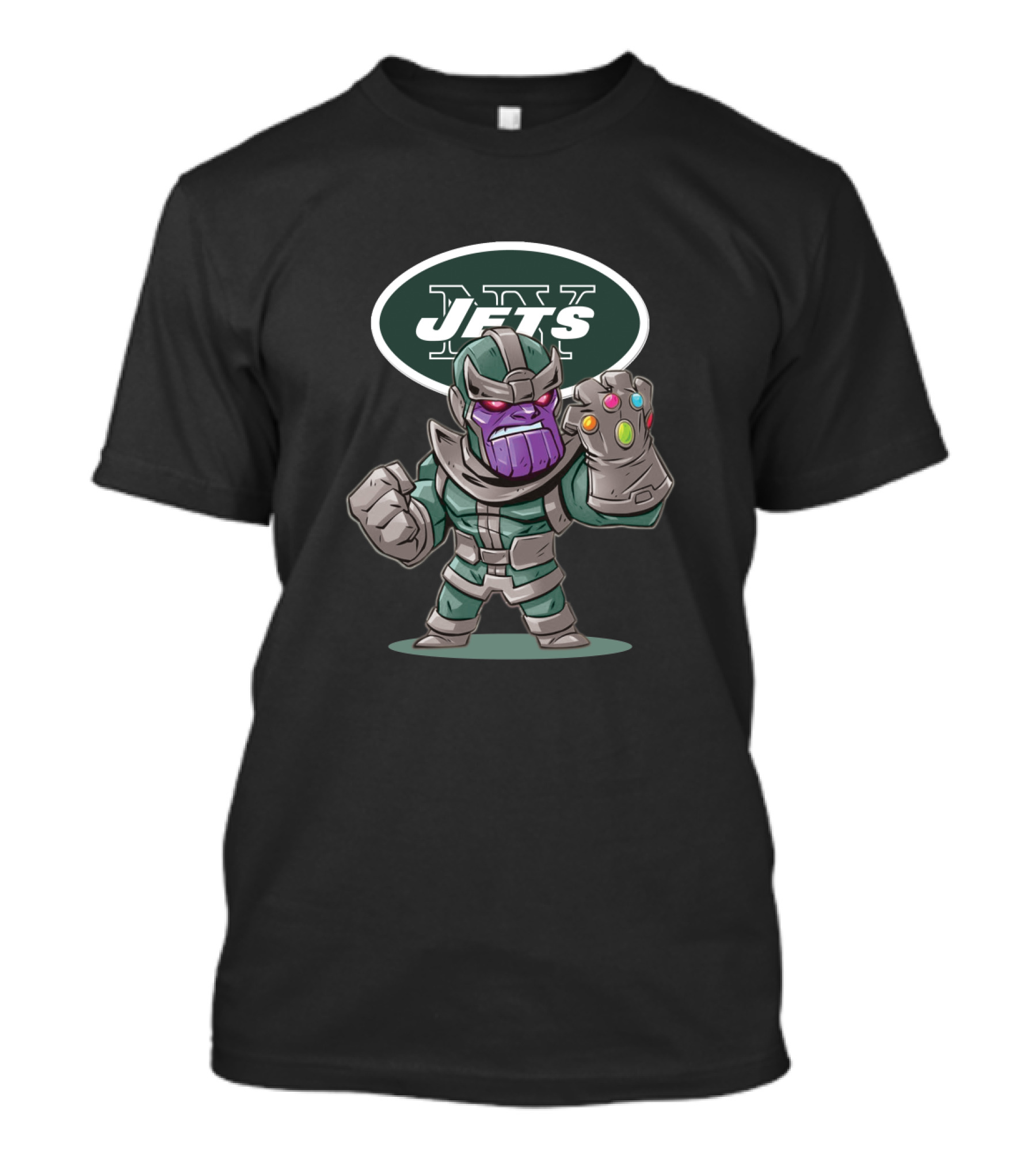 New York Jets Fans Thanos Infinity Gauntlet T-Shirt