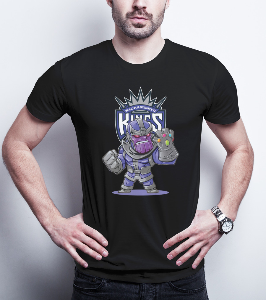 Thanos Sacramento Kings Crossover T-Shirt