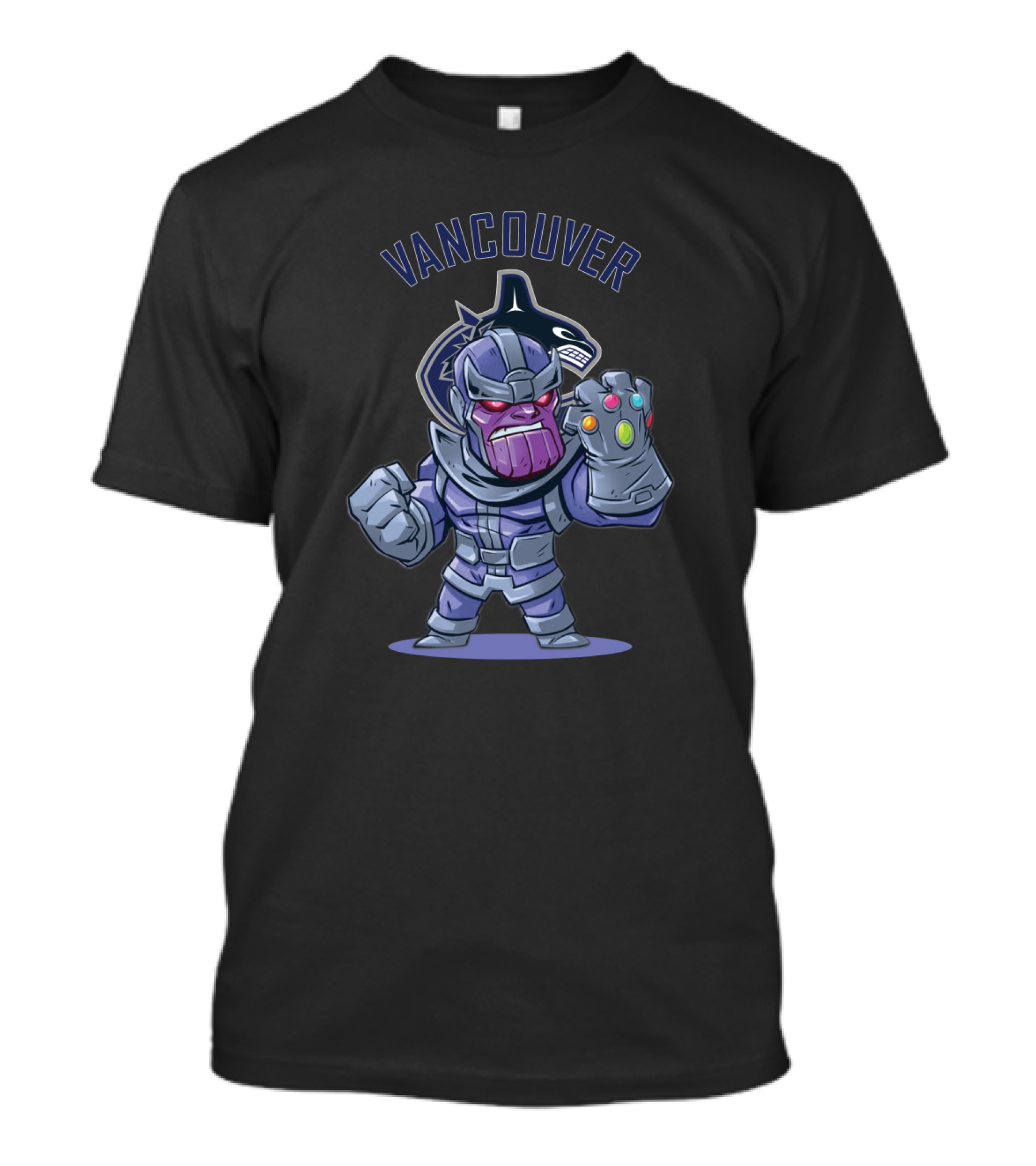 Vancouver Canucks Thanos Character With Gauntlet T-Shirt