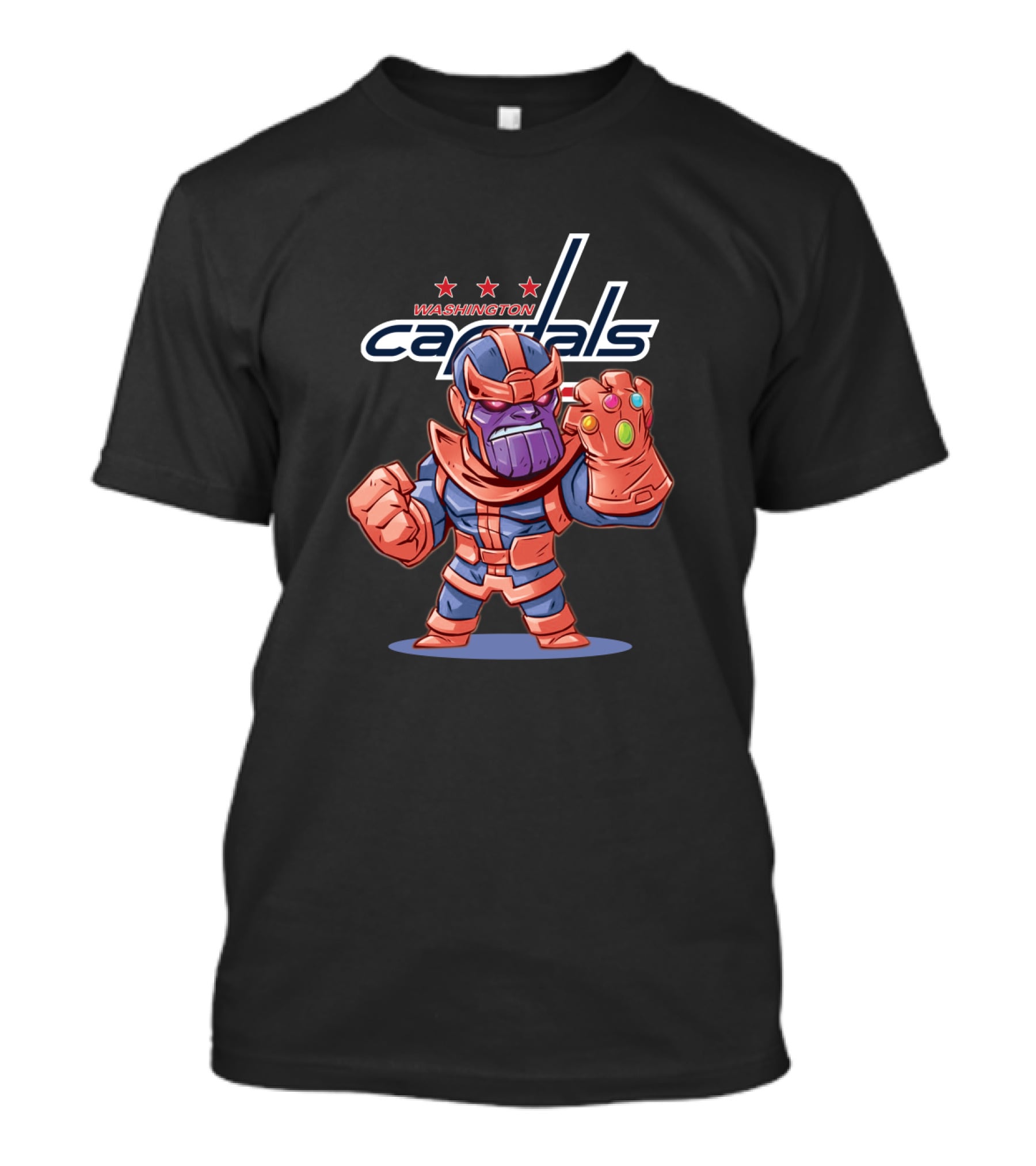 Washington Capitals Fans Thanos Infinity Gauntlet Comic T-Shirt