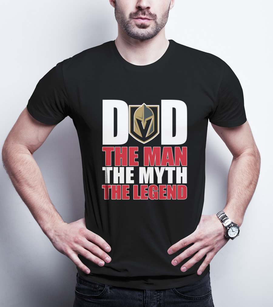 Vegas Golden Knights Dad The Man The Myth The Legend T-Shirt