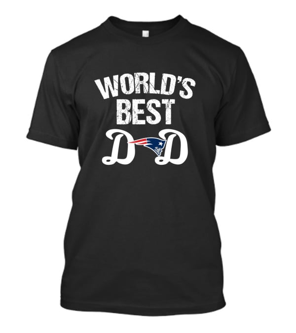 World's Best Dad New England Patriots T-Shirt