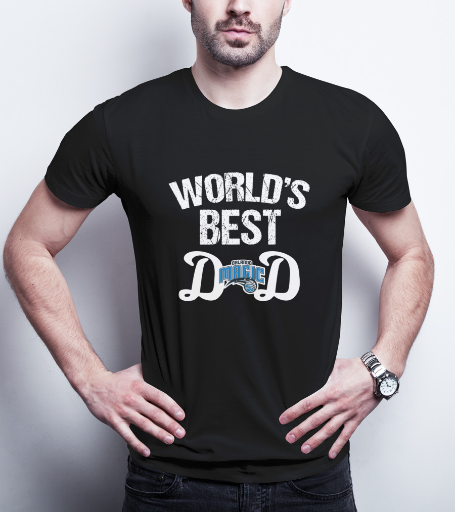 World's Best Dad Orlando Magic Basketball Fan T-Shirt