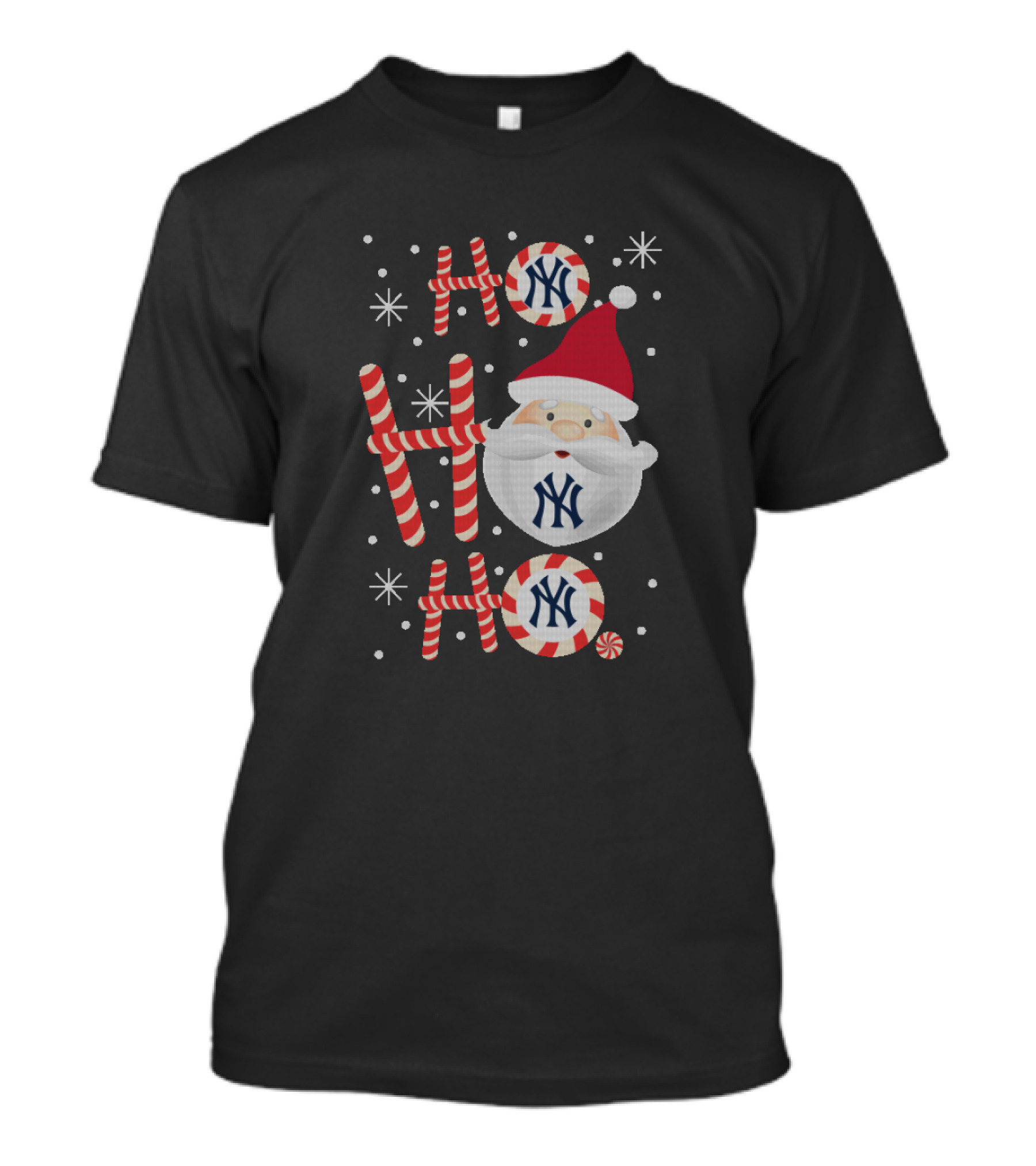 Ho Ho Ho Christmas New York Yankees Santa T-Shirt