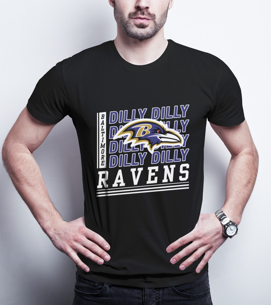 Baltimore Ravens Dilly Dilly Bud Light Nfl Team T-Shirt
