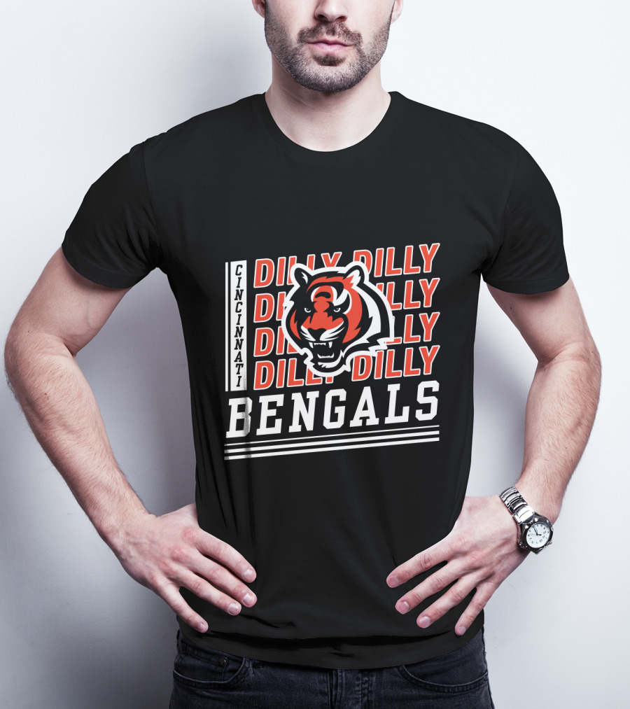 Cincinnati Bengals Dilly Dilly Tiger T-Shirt