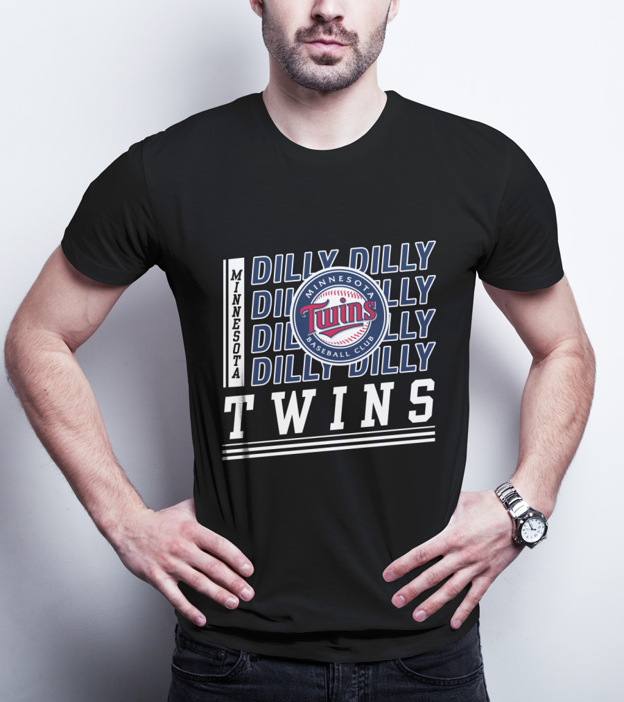 Minnesota Twins Baseball Club Dilly Dilly Repeat T-Shirt
